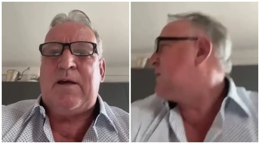 Snemal se je s telefonom, ko je v sobo vstopila žena - ponesreči jo je posnel, video pa je šele ...