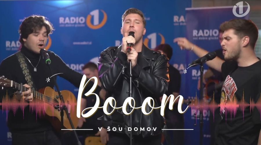 Skupina BOOOM v Šou domov s pesmijo Dance like this in Avantura