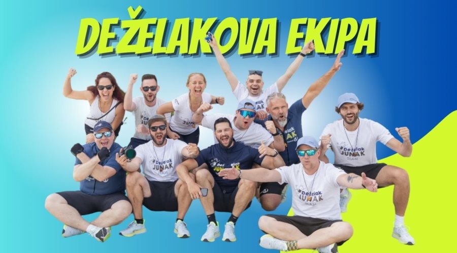 Deželakova ekipa, ki je z njim od jutra do večera! To so super junaki ...
