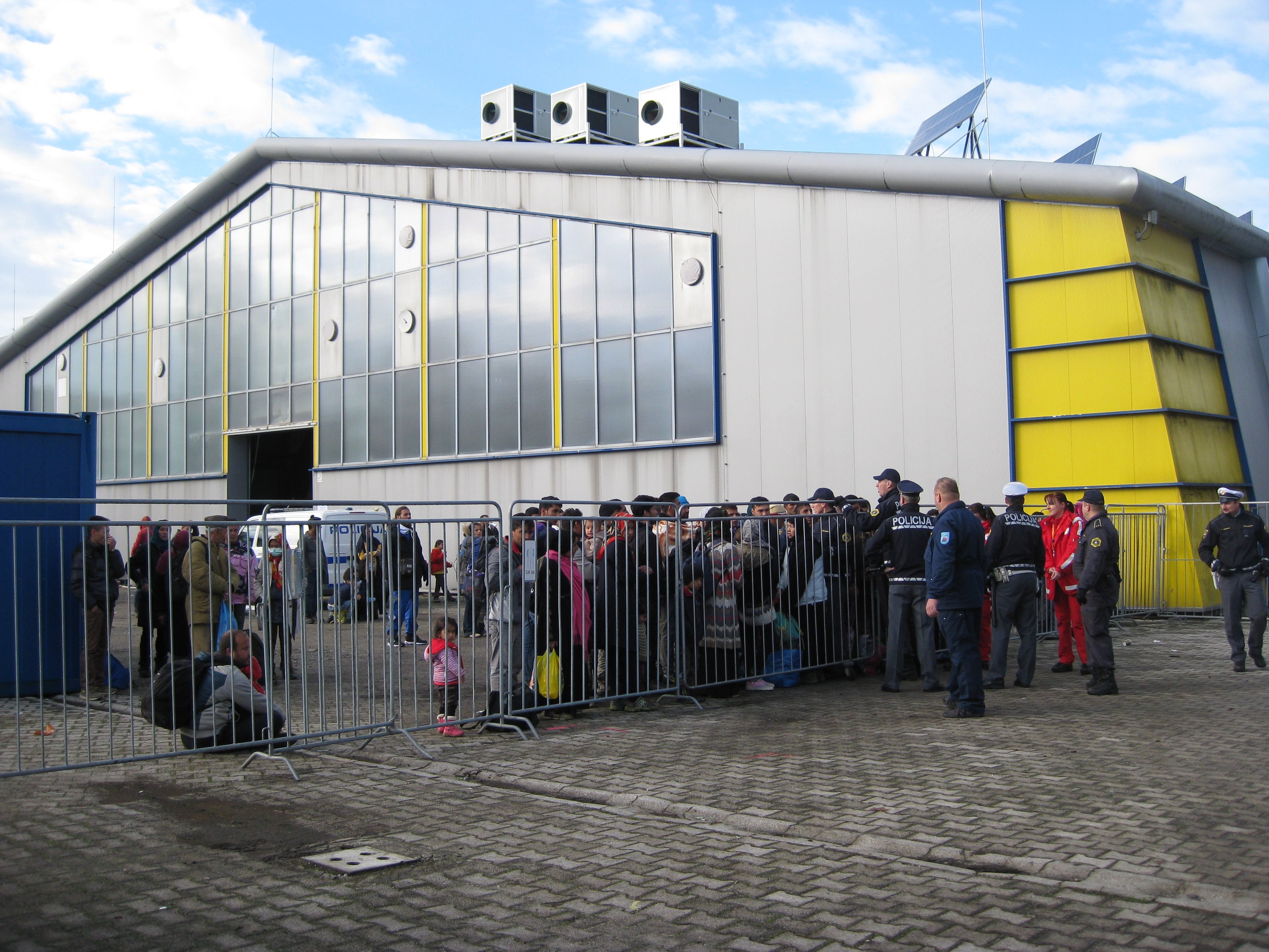 Begunci tudi v Celju