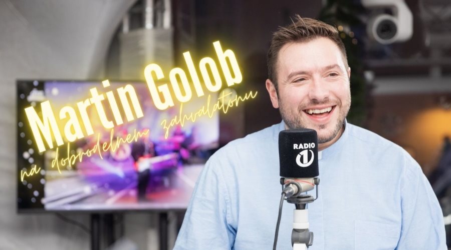 MARTIN GOLOB, prvi gost na 28-urnem dobrodelnem zahvalatonu: ''Dobro je ...