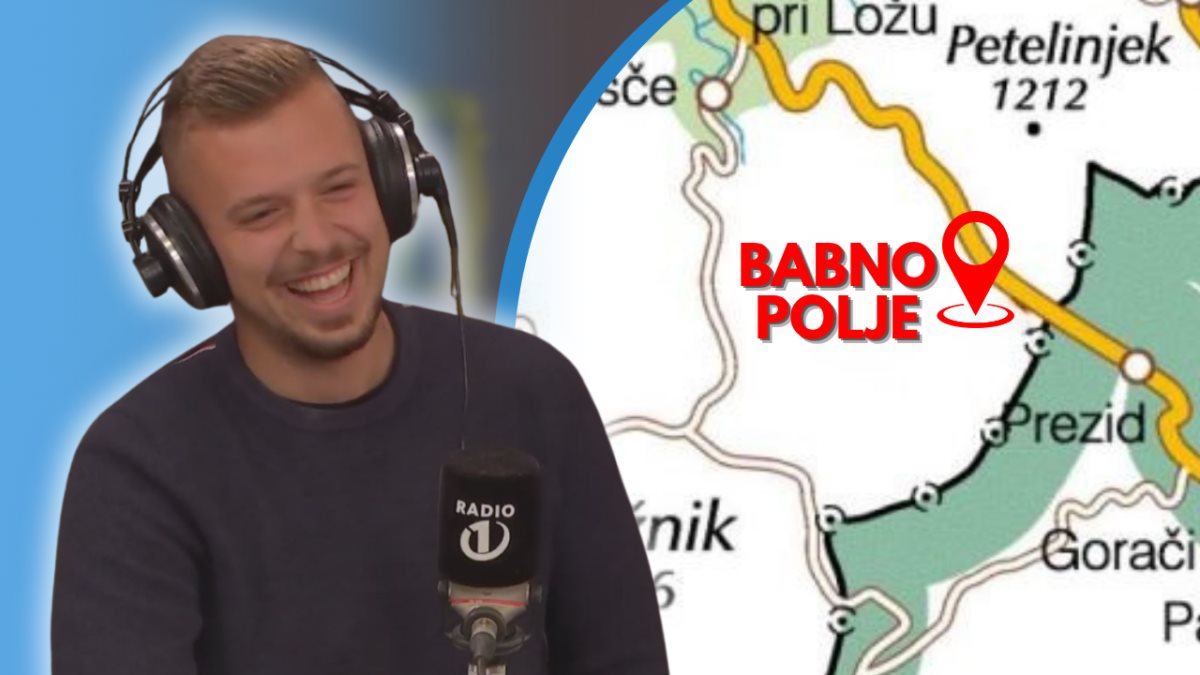 1. LOKACIJA: Matic Herceg se je odpravil v Babno Polje - narediti mora 10.000 korakov in ...