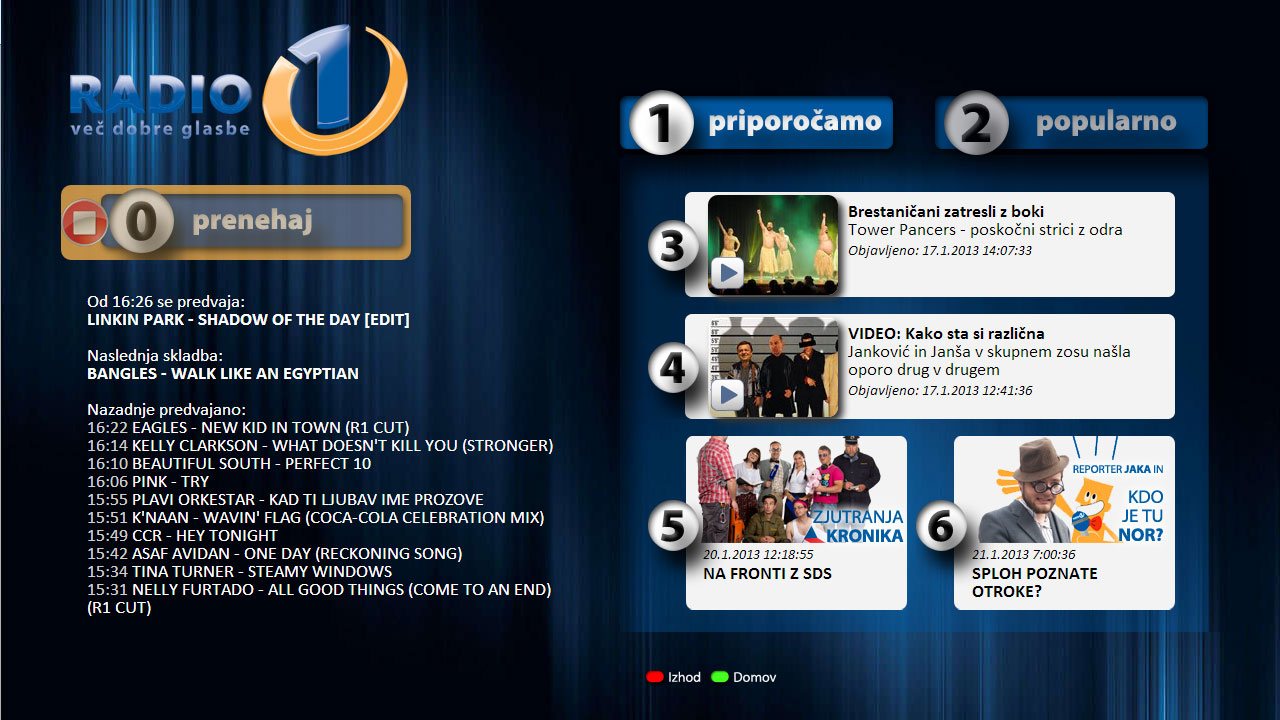 NOVO: Radio 1 na SMART TV