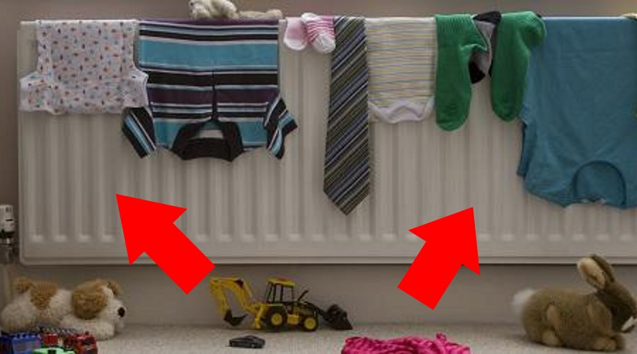 POZOR: Sušiš perilo na radiatorju? Ne počni tega!